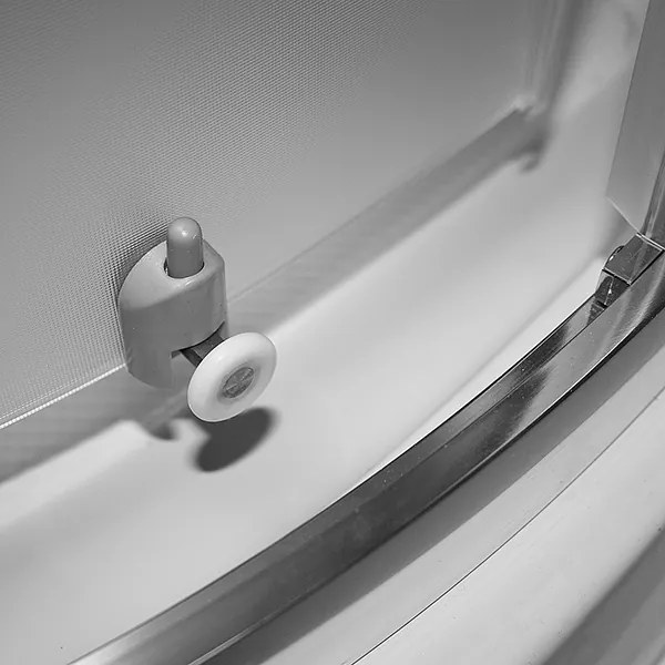 Čtvercový sprchový kout s dvoudílnými posuvnými dveřmi ORLANDO NEO 1900 mm 780–790 415 Matt glass S Brillant ORLANDO NEO/800 N0654