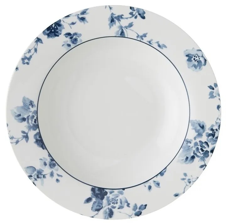 Hluboký talíř China Rose blue 22cm, Laura Ashley UK