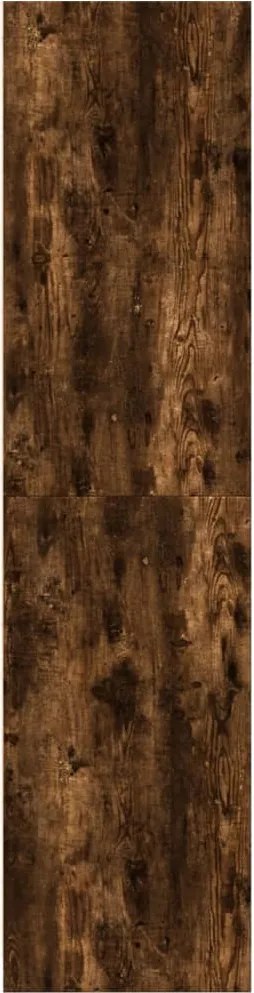 Šatní skříň kouřový dub 50 x 50 x 200 cm kompozitní dřevo 3307787