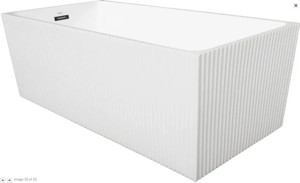 MESOLA 170x80x58 cm Volně stojící obdélníková vana
