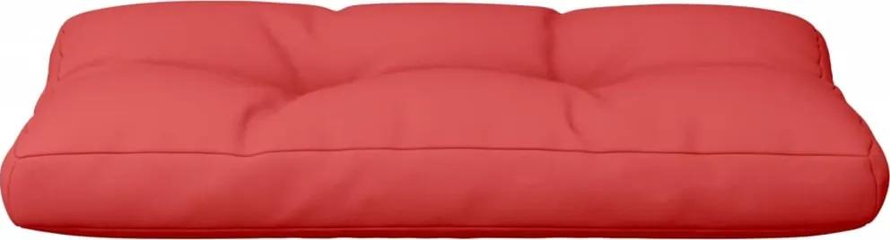 vidaXL Poduška na pohovku z palet 80 x 40 x 12 cm [314468] Barva: Červená