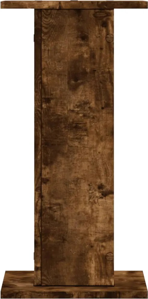 Stojany na rostliny 2 ks kouřový dub 30 x 30 x 60 cm kompozit 3307859