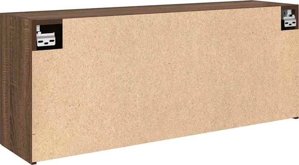 vidaXL Koupelnová nástěnná skříňka 100x25x40 cm kompozitní dřevo [860109] Barva: Černá
