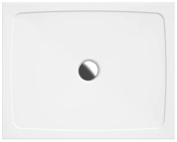 Polimat Obdélníková akrylátová sprchová vanička Karo 90x70 (90x75, 90x80, 100x80) Barva: Bílá, Rozměry (cm): 100x80