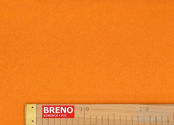 Breno Metrážový koberec DESTINY 470 oranžový, šíře 200 cm, Oranžová