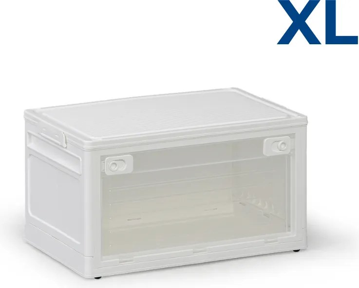 Velký skládací regálový box XL 62 l, 558x360x310 mm, bílý