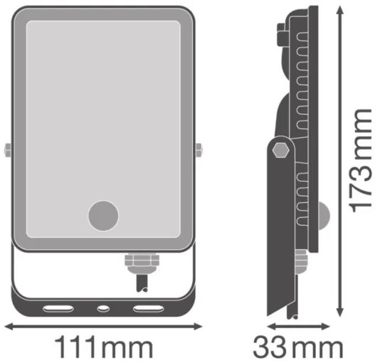 Ledvance - LED Venkovní reflektor se senzorem FLOODLIGHT LED/20W/230V IP65