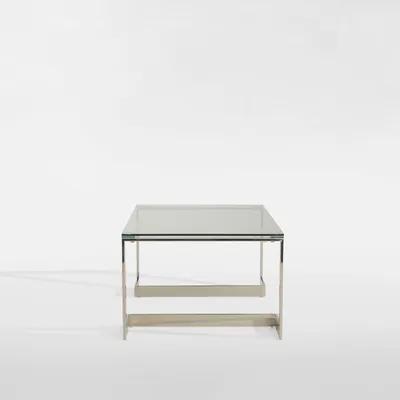 Konferenční stolek na stříbrných nohách ESQUITE