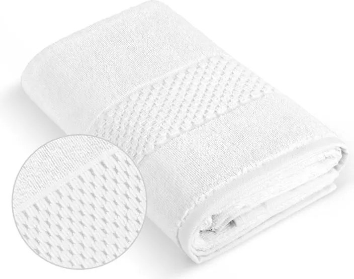 Bellatex Froté ručník nopkový vzor Bílá 50x100 cm