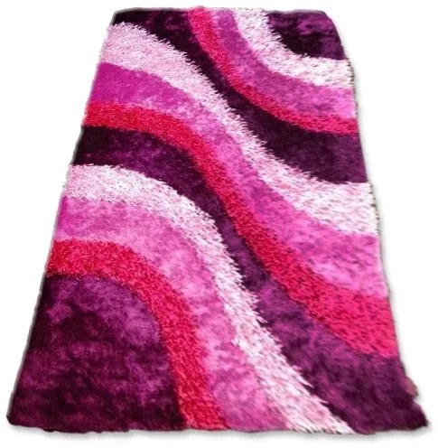 Dywany Lusczow Kusový koberec SHAGGY MACHO DARREN fialový, velikost 200x290