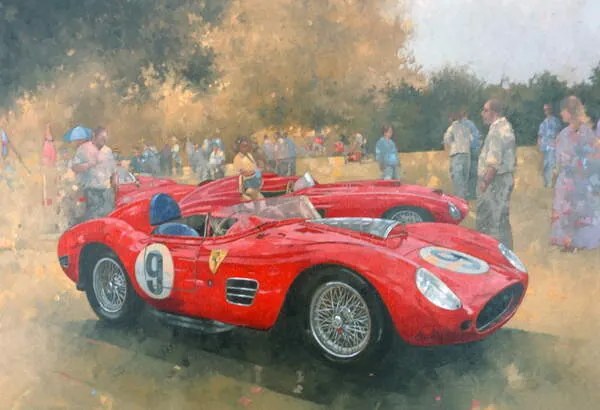 Miller, Peter - Obrazová reprodukce Ferrari, day out at Meadow Brook, (40 x 26.7 cm)