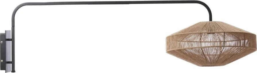 Kovové nástěnné svítidlo do zásuvky v přírodní barvě ø 43 cm Lyra – Light & Living