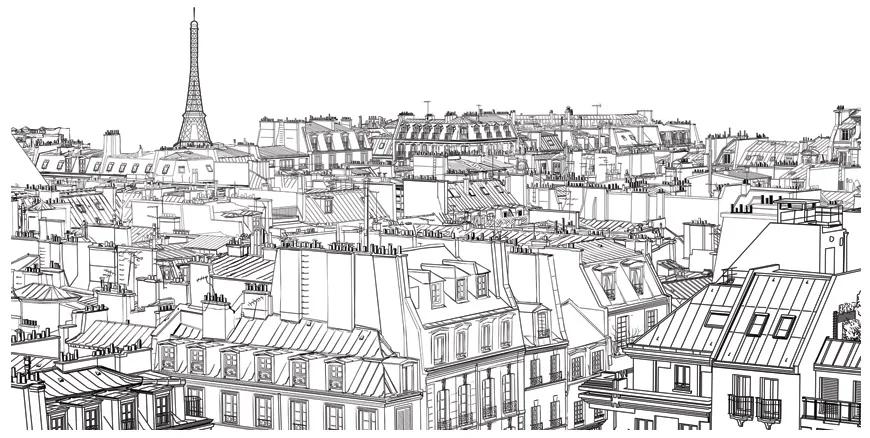 Fototapeta XXL - Parisian's sketchbook