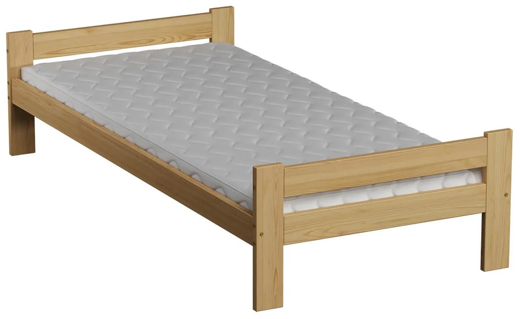 Postel s matrací VitBed 90x200 Fumi borovice s roštem