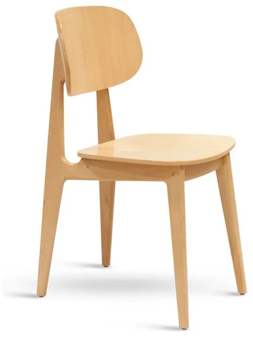 Stima Dřevěná jídelní židle BUNNY masiv | Odstín: černá