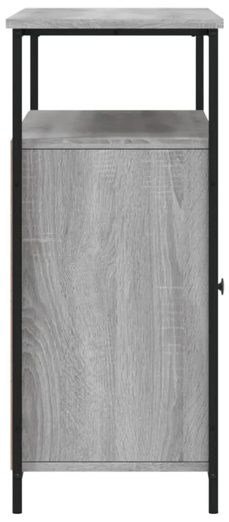 Příborník šedý sonoma 100 x 35 x 80 cm kompozitní dřevo - Default Title