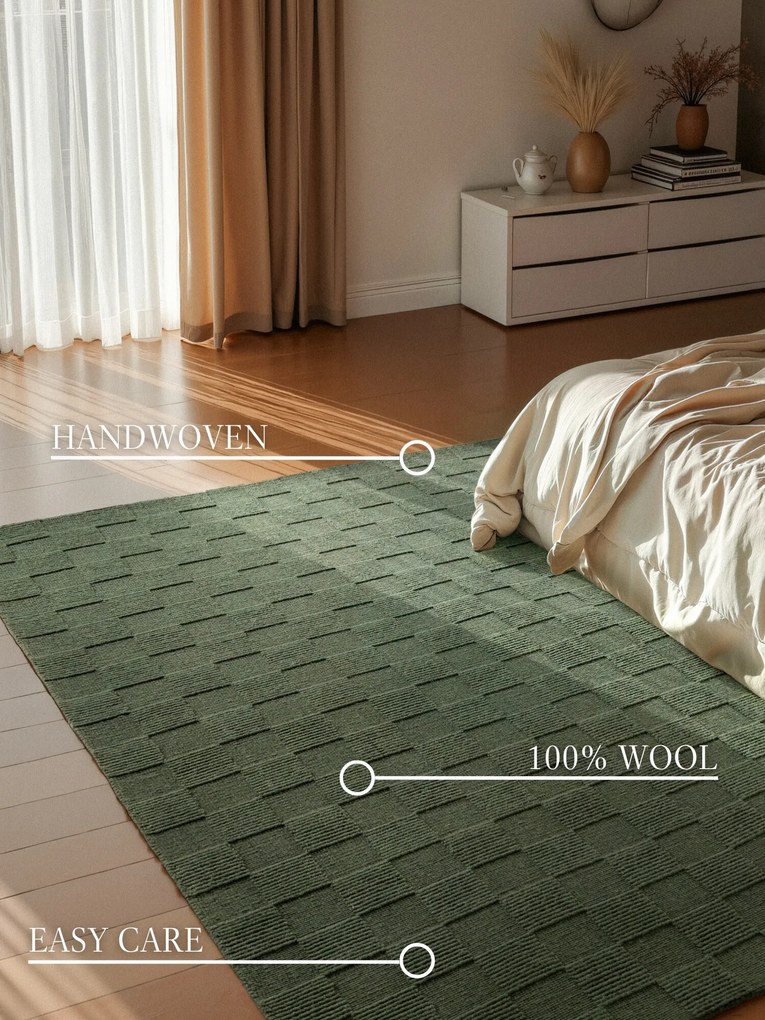 Villeroy & Boch Kusový koberec Scala 106268 Green, 200x300, zelená, ložnice