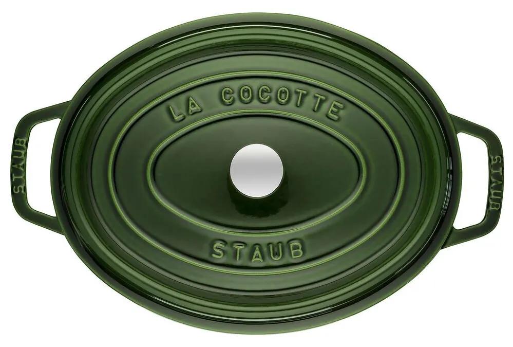 Staub Cocotte hrnec oválný 31 cm/5,5 l bazalková, 1103185