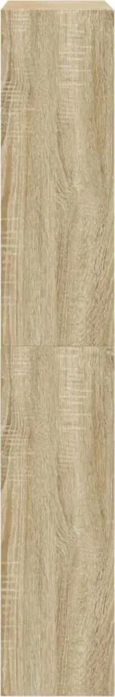 vidaXL Botník 80 x 21 x 125,5 cm kompozitní dřevo [839926] Barva: Černá