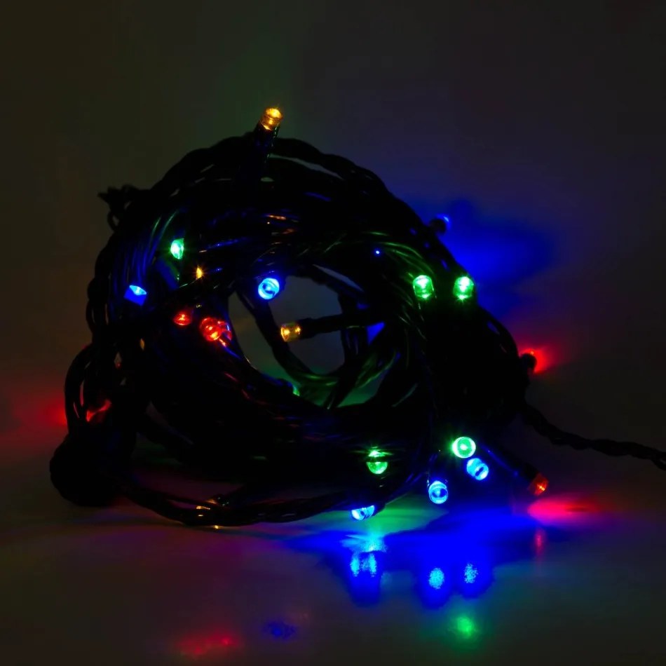 Hobby Line LED světýlka na stromeček 20 m barevné, IP44, vč. zdroje