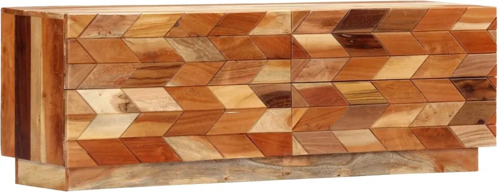 TV stolek Bargion - masivní recyklované dřevo | 120x30x40 cm