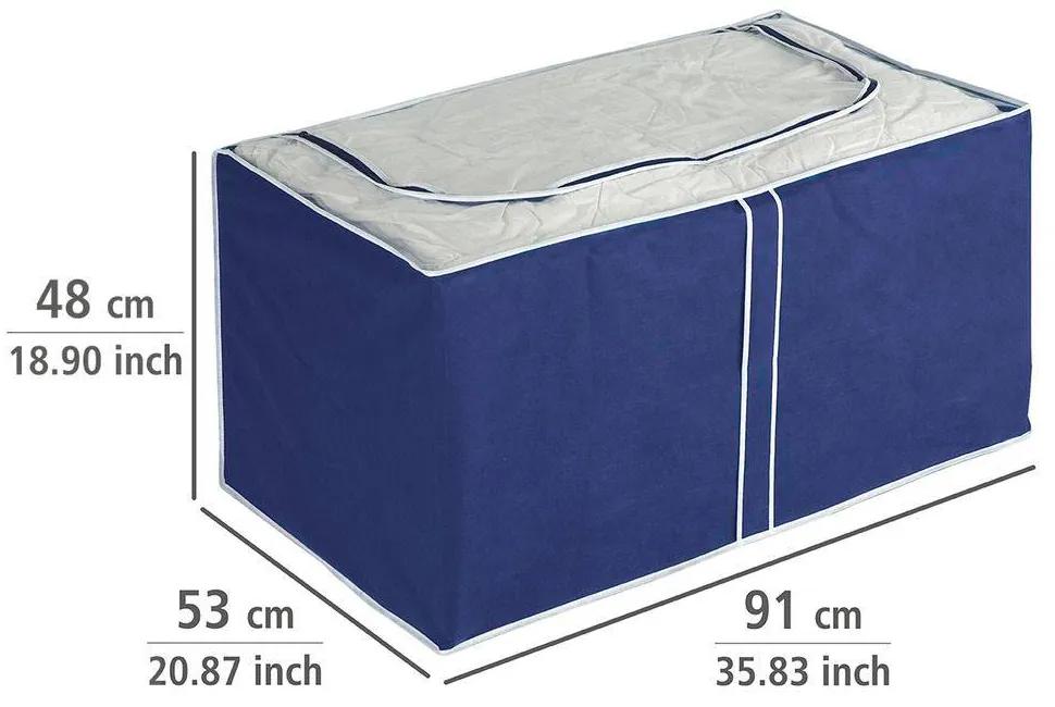 Modrý obal na povlečení JUMBO BOX, 91 x 53 x 48 cm, WENKO