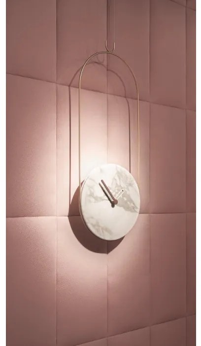 Designové nástěnné hodiny Nomon Colgante Calacatta 90cm