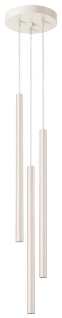 Sollux Lighting Závěsná lampa PASTELO 3P béžová