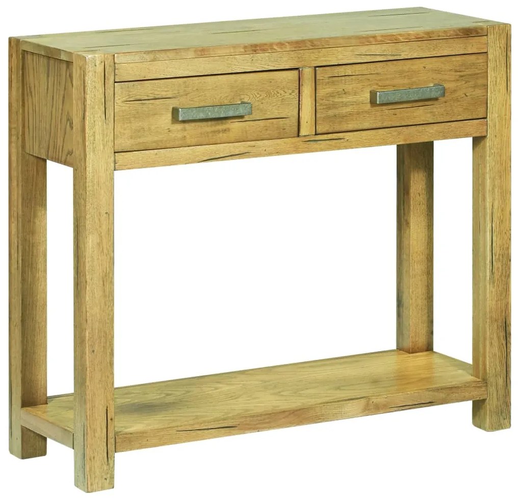 284267 vidaXL Konzolový stolek 83 x 30 x 73 cm rustikální dubové dřevo