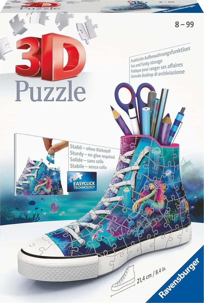 Ravensburger 3d puzzle kecka kouzelná mořská víla 112 dílků