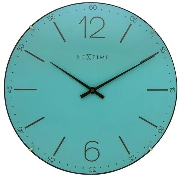 Designové nástěnné hodiny 3159tq Nextime Index Dome 35cm