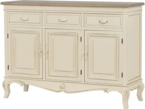Komoda Rimini 120 cm z masivu krémová