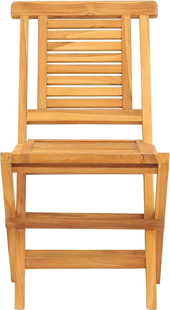 Skládací židle 8 ks 47x63x90 cm masivní teak 3155048