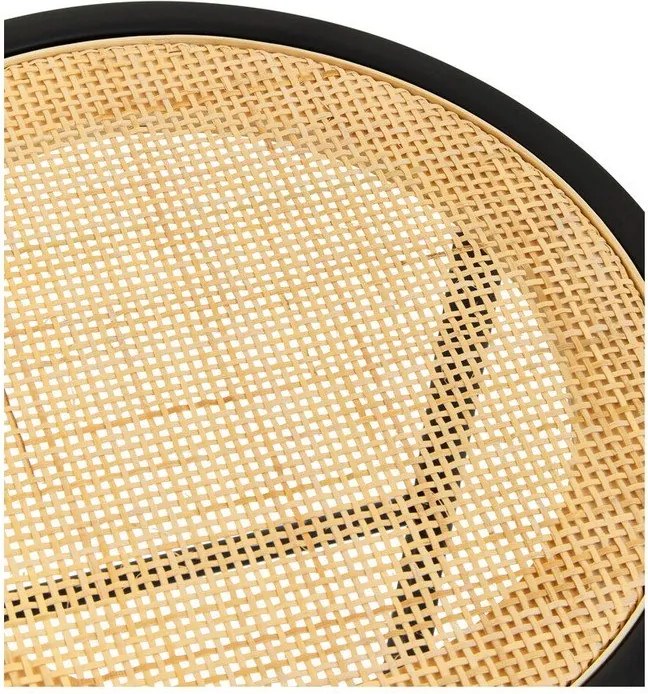 Černá/v přírodní barvě ratanová stolička Depok – Premier Housewares