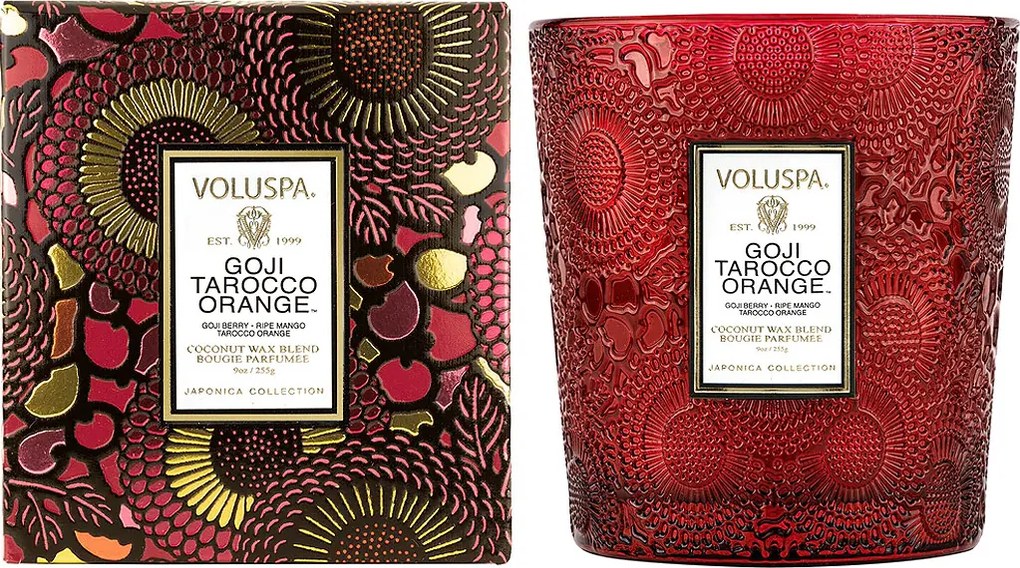 Voluspa svíčka Goji Tarocco Orange, 255 g