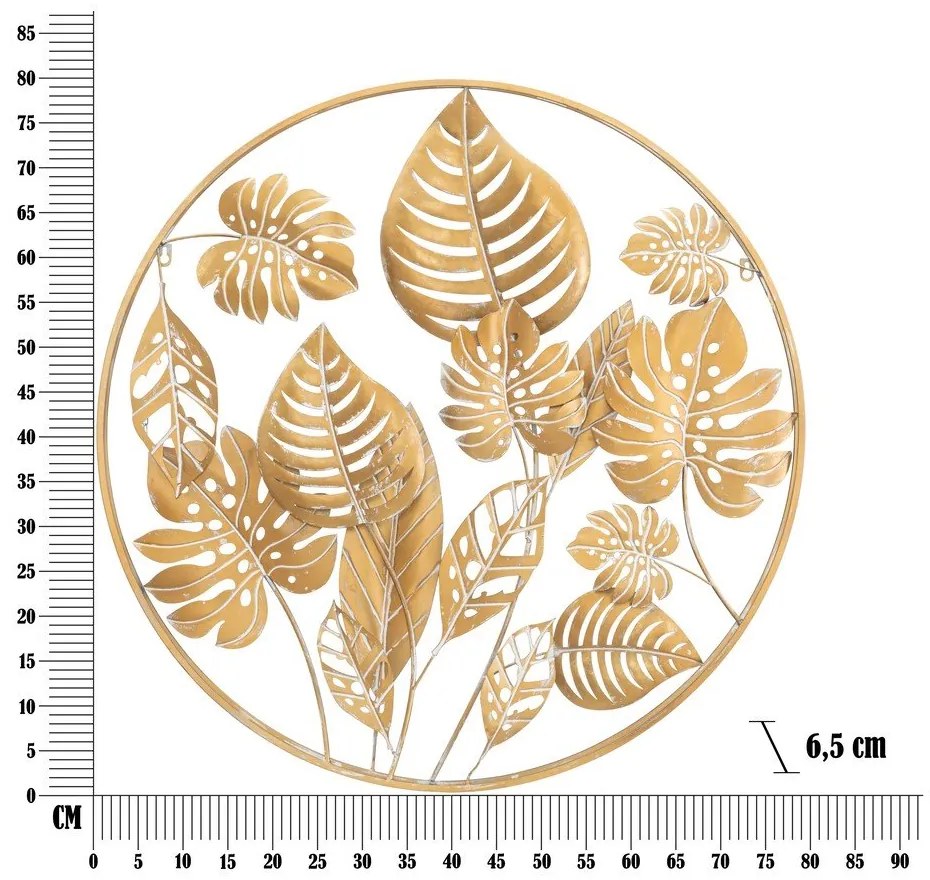 Kovová nástěnná dekorace Jungle - Mauro Ferretti