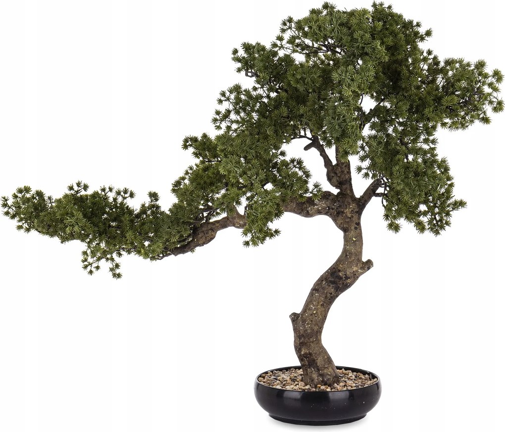 Dekorativní rostlina v květináči umělý květ stromek bonsai velký