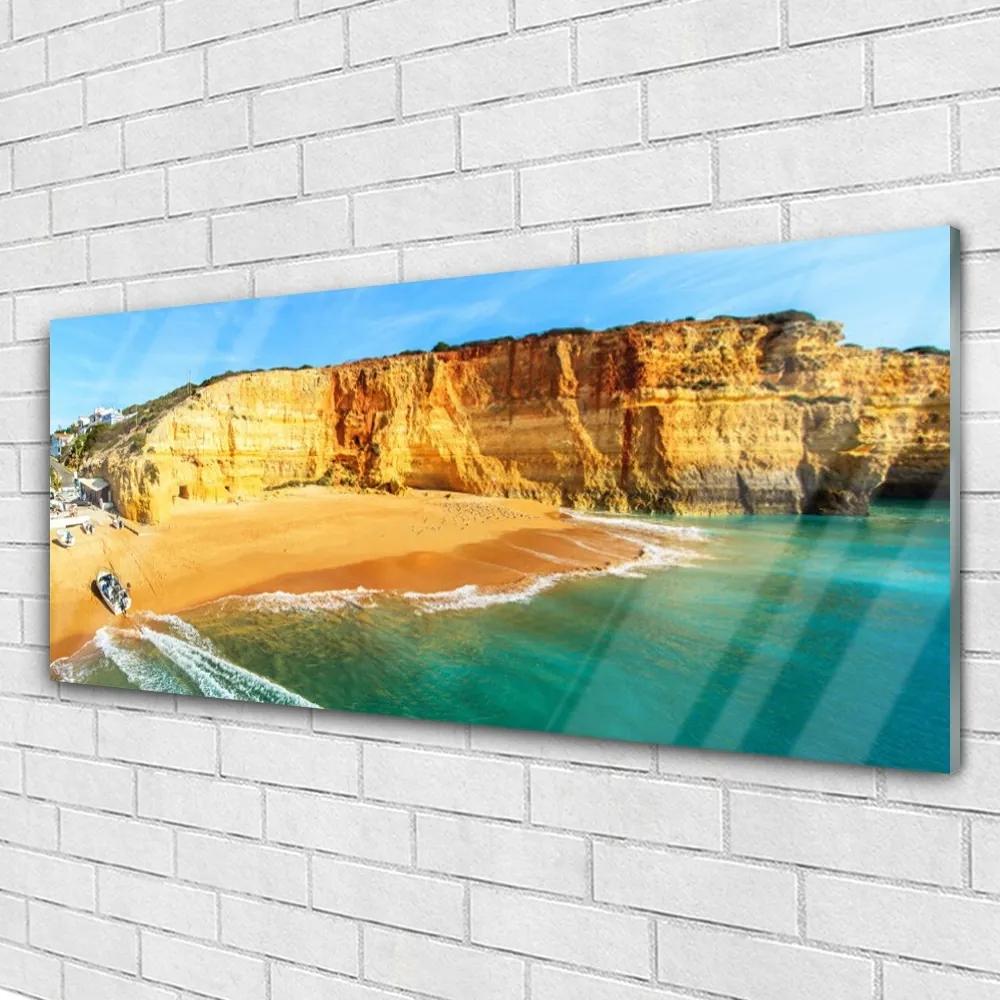 akrylový obraz Záliv Krajina 125x50 cm