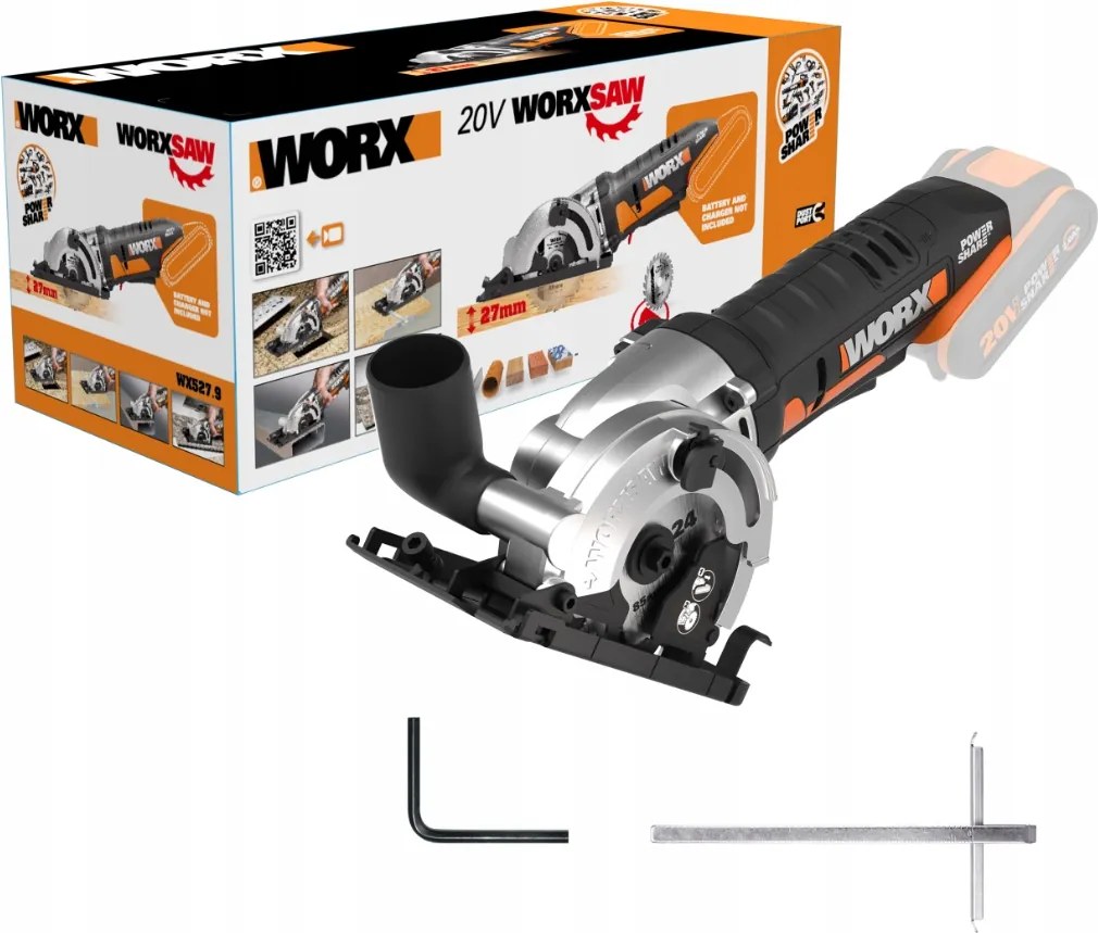 Worx akumulátorová kotoučová pila WX527.9