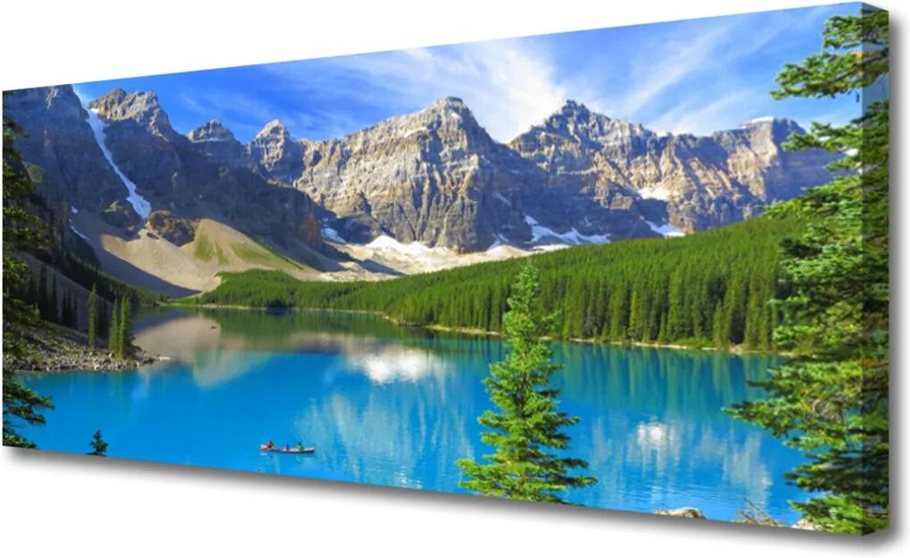 Obraz Canvas Jezero Hora Les Krajina