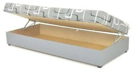 Válenda Monzana XXL, 80x200, šedá, nosnost 130 kg