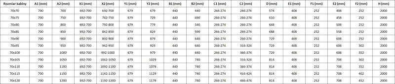 Mexen Lunar-F Duo, skládací sprchový kout 70 x 70 cm, 8mm čiré sklo, zlatý profil, 836-070L-070P-50-00
