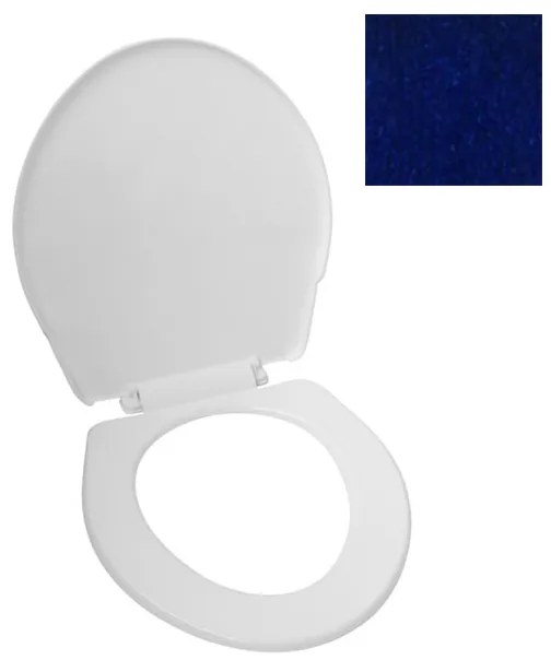WC sedátko - modrá metalíza (1T-3551N MF) Slovplast