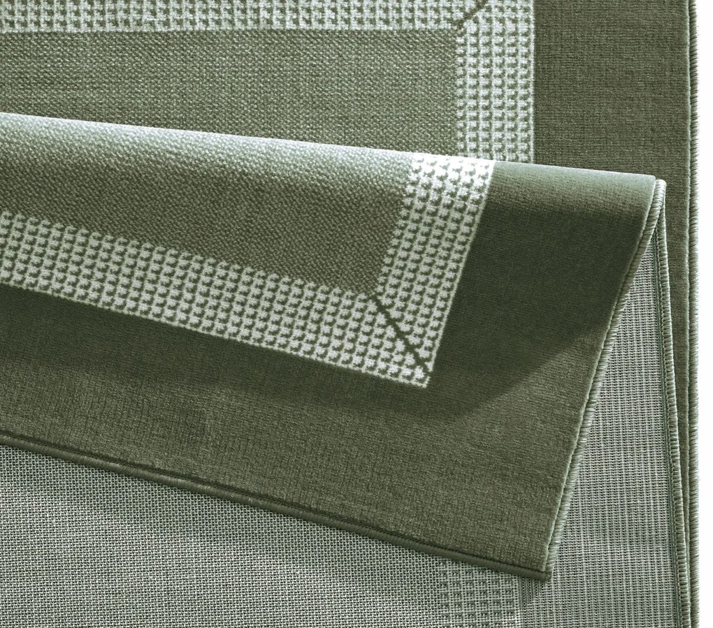 Hanse Home, Kusový koberec Basic 105487 Green, 120x170, zelená, chodba / předsíň