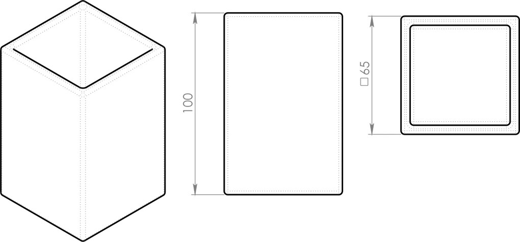 Aqualine Aqualine, VERBENA pohár na postavení, keramika, VE98