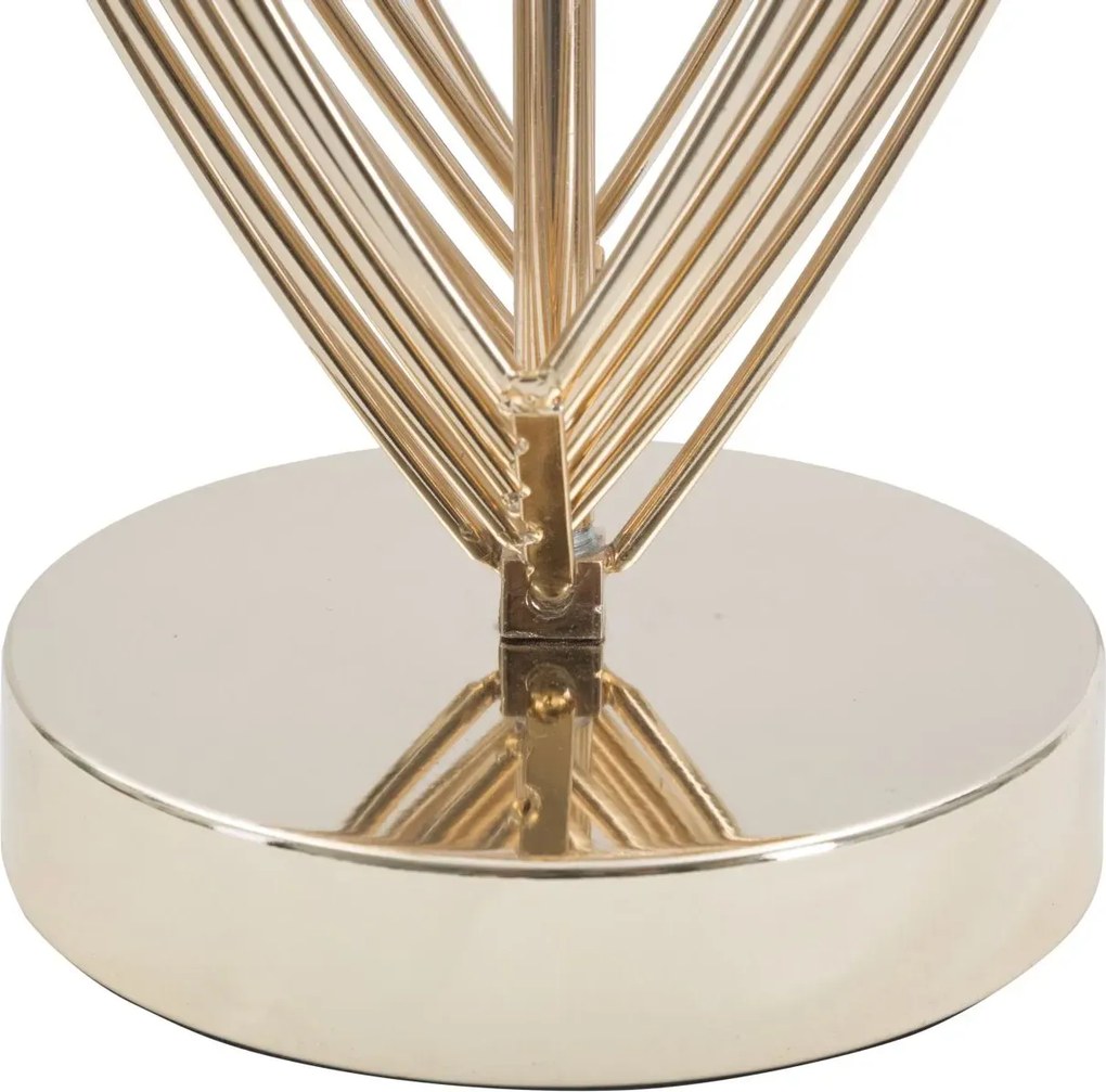 Stolní lampa Maxt 44 cm černo-zlatá