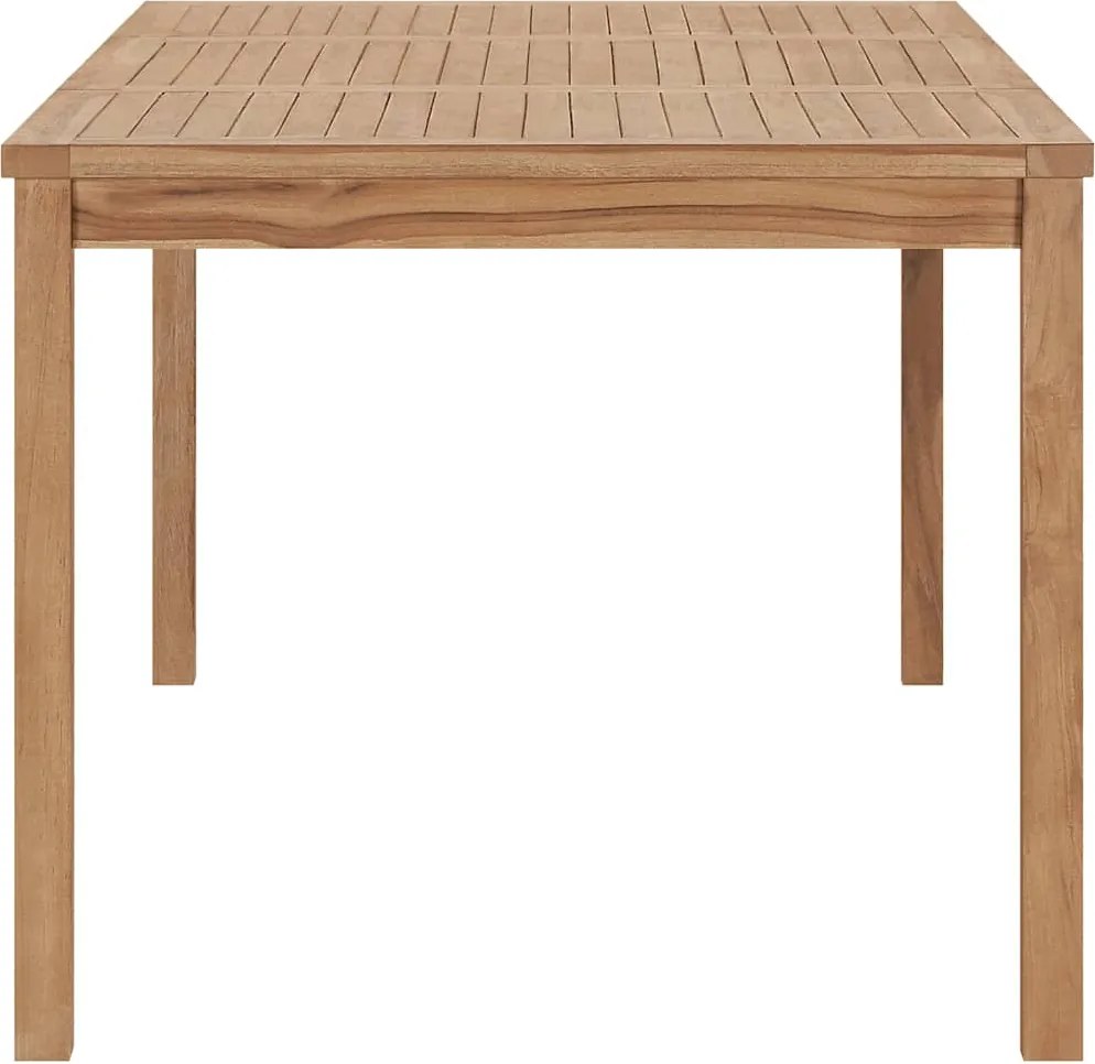 Zahradní jídelní stůl 180 x 90 x 77 cm masivní teakové dřevo 315621