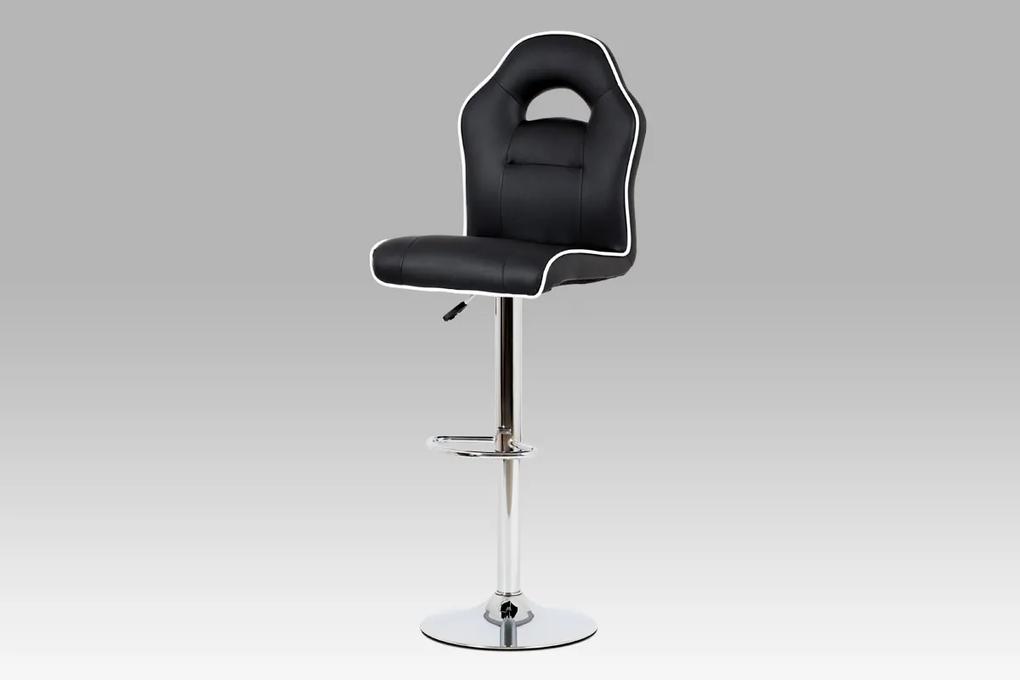 Artium Moderní barová židle ve sportovním designu, která je díky polstrování velmi komfortní, očalou