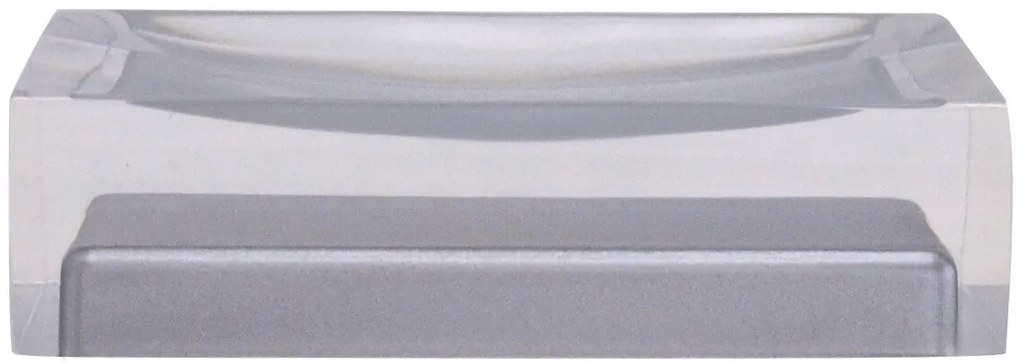 GRUND Miska na mýdlo CUBE šedá 11x7x3 cm