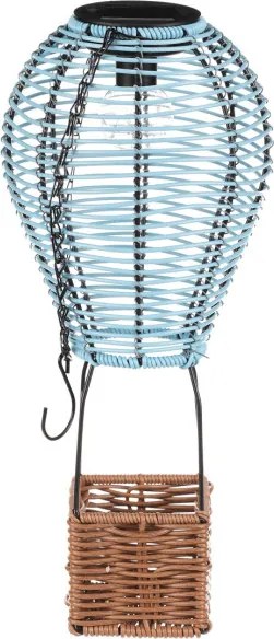 Solární lucerna balón s LED osvětlením PLA113 BLUE-L